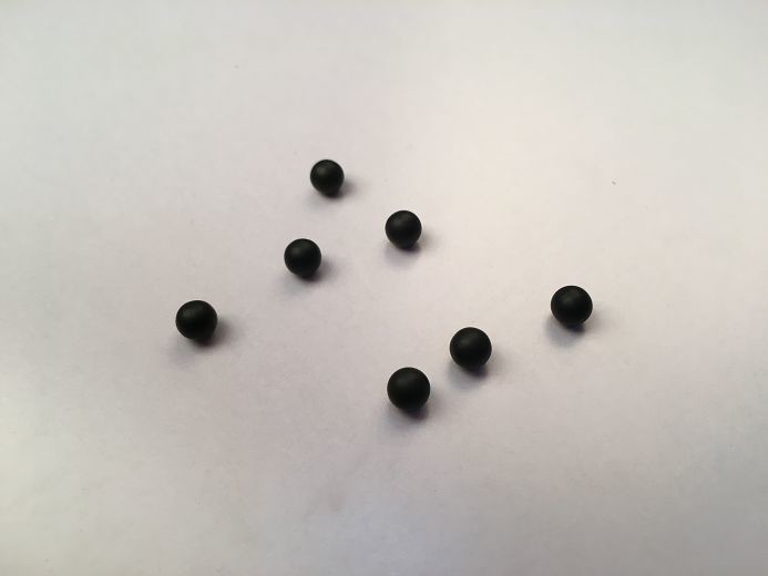 Matte Finishing High Bounce Rubber Ball Standard Size With High ...