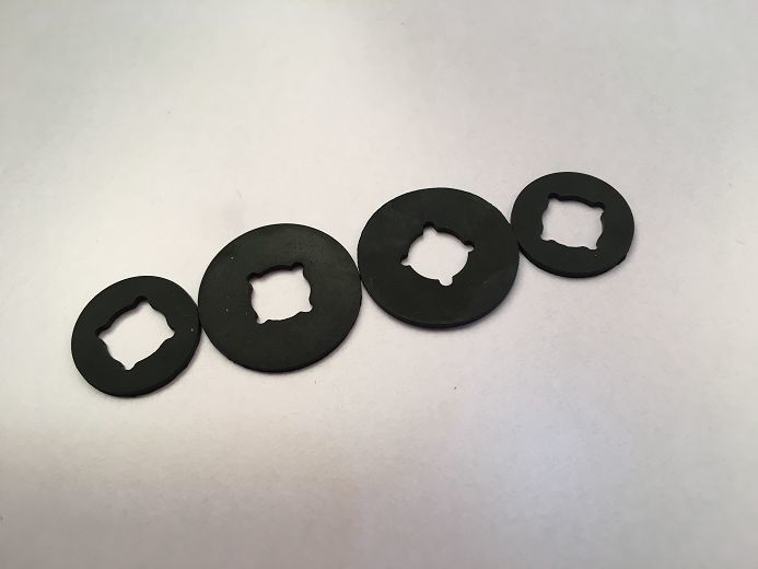 Neoprene 70 Flat Rubber Washers , Small Black Rubber Washers In ...