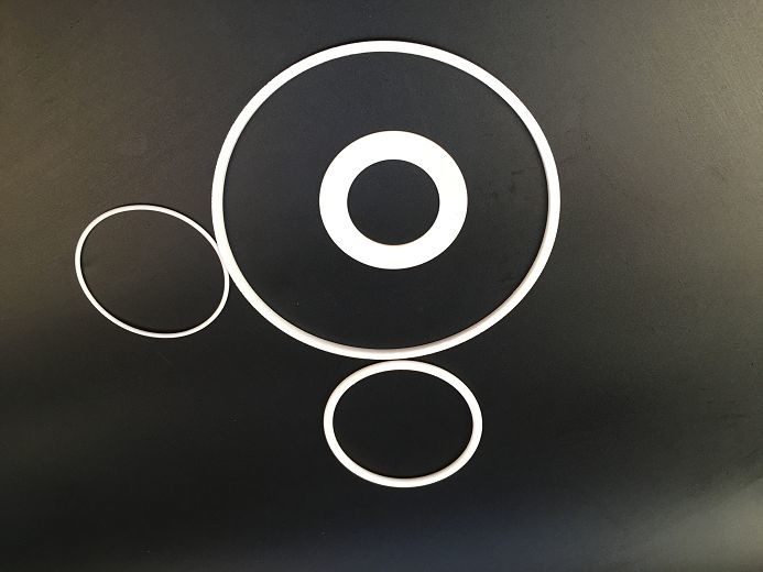 White Color Rubber O Rings Poly Tetra Fluoro Ethylene With High Tensile ...