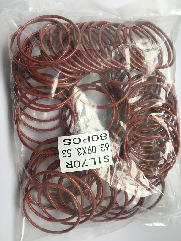 Gas Resistant O Rings Silicone O Ring Seals 30 - 85 Shore Hardness For ...